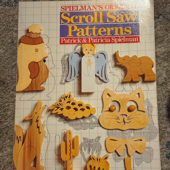 Art | Scroll Saw Patterns Book With Wooden Animal Designs | Poshmark